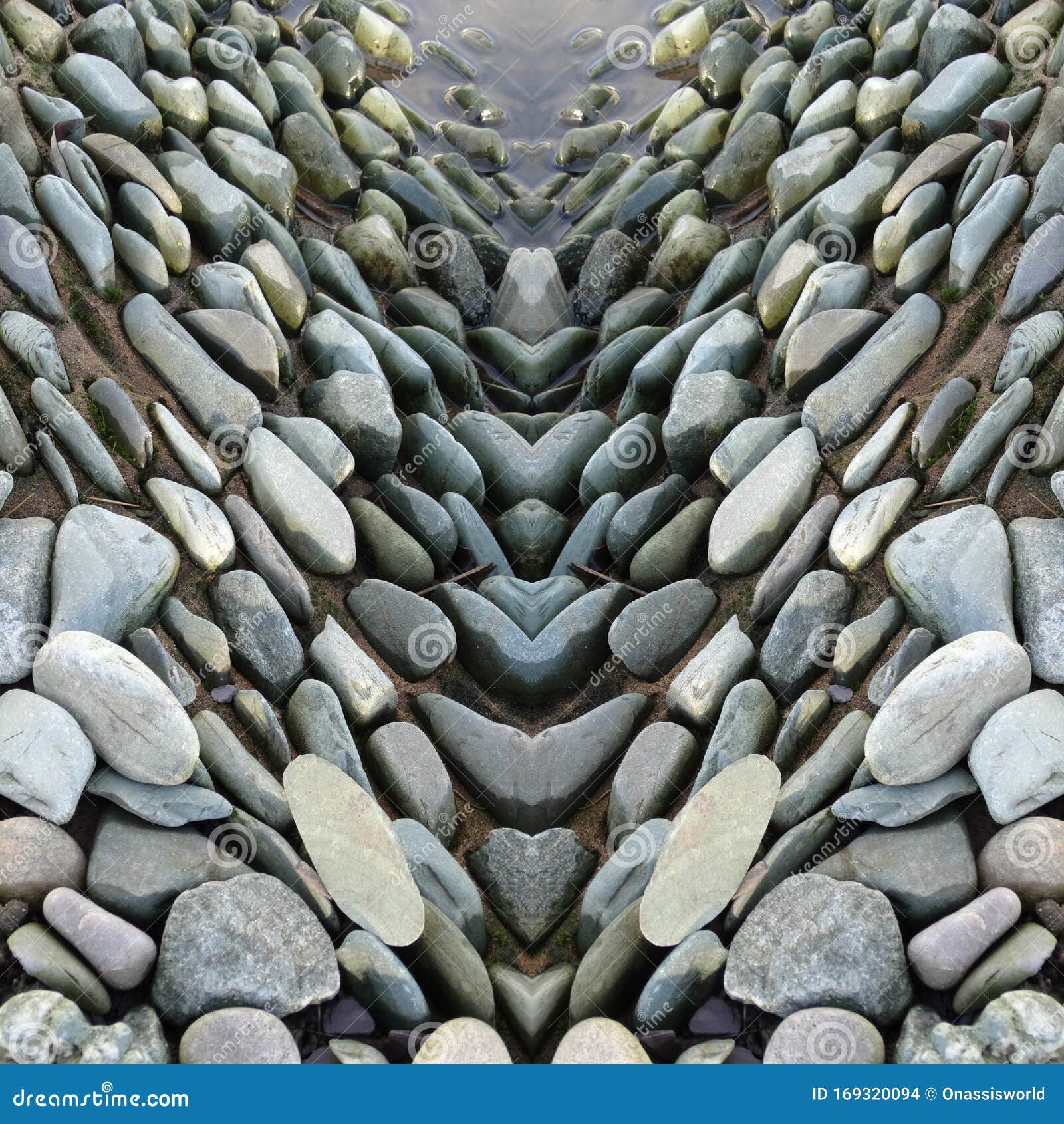 Smooth Round Pebble Stones Abstract Art Background Stock Photo - Image ...