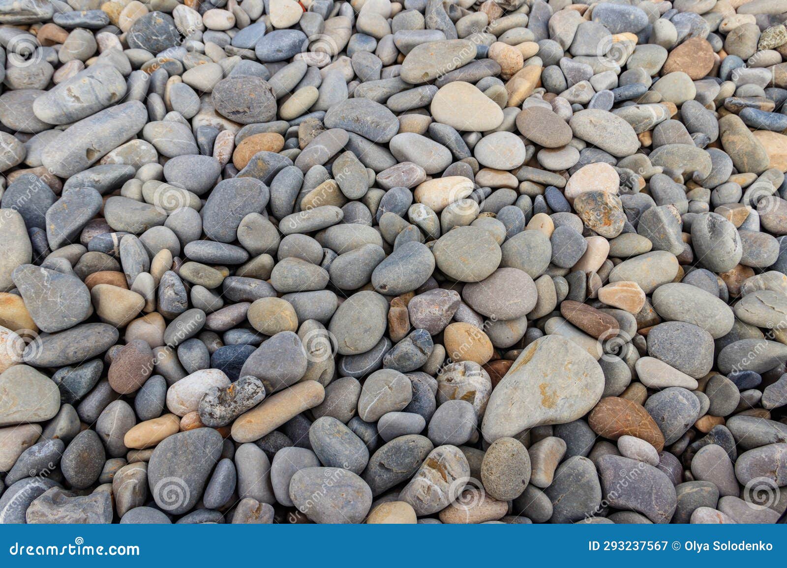 Smooth Round Pebbles Texture Background Stock Image - Image of detail ...