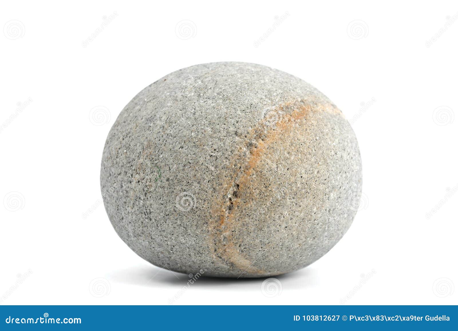 Smooth round stone stock image. Image of natural, object - 103812627