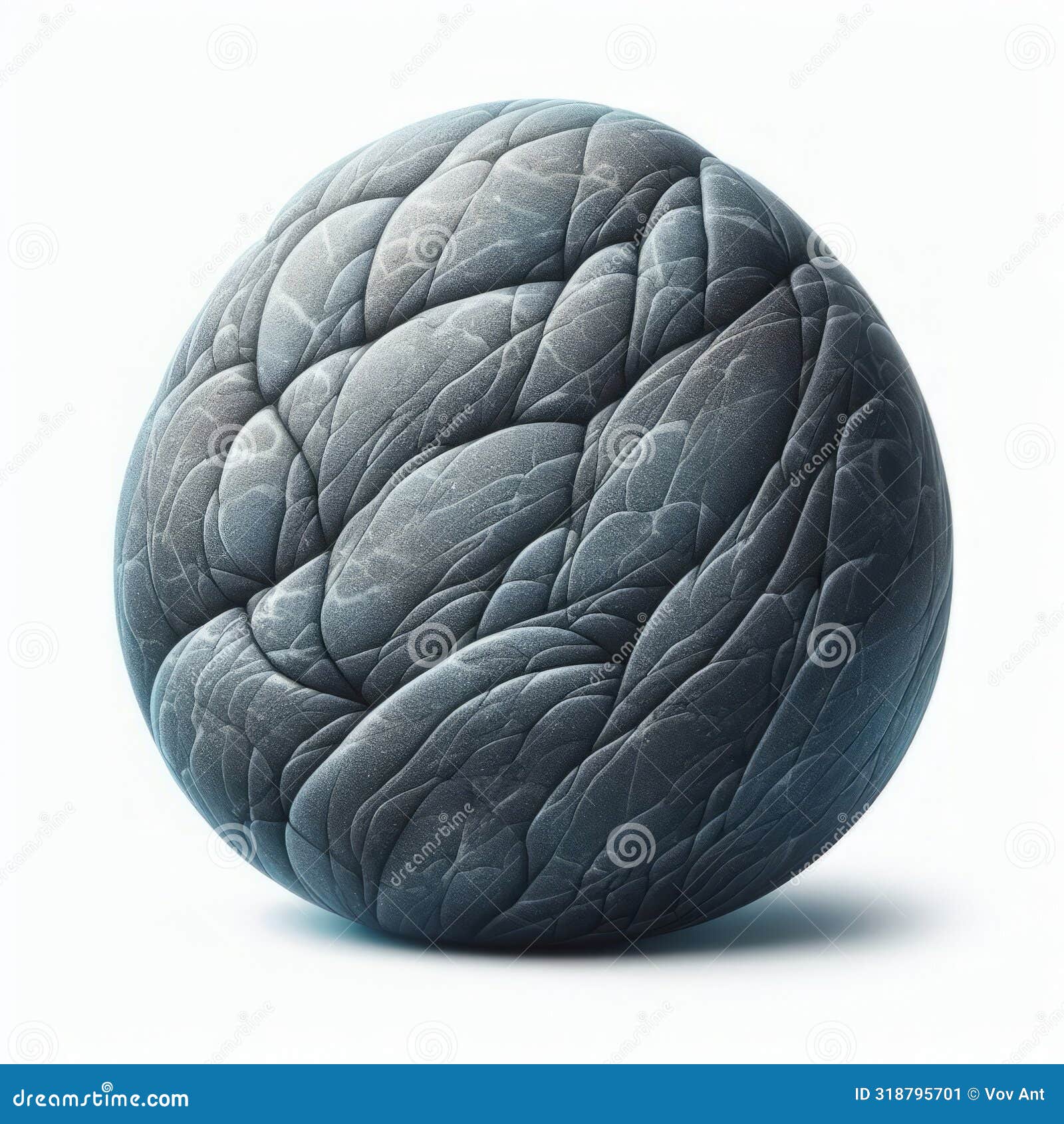 Smooth, Rounded River Rock with a Mottled Texture, Perfect for Stock ...