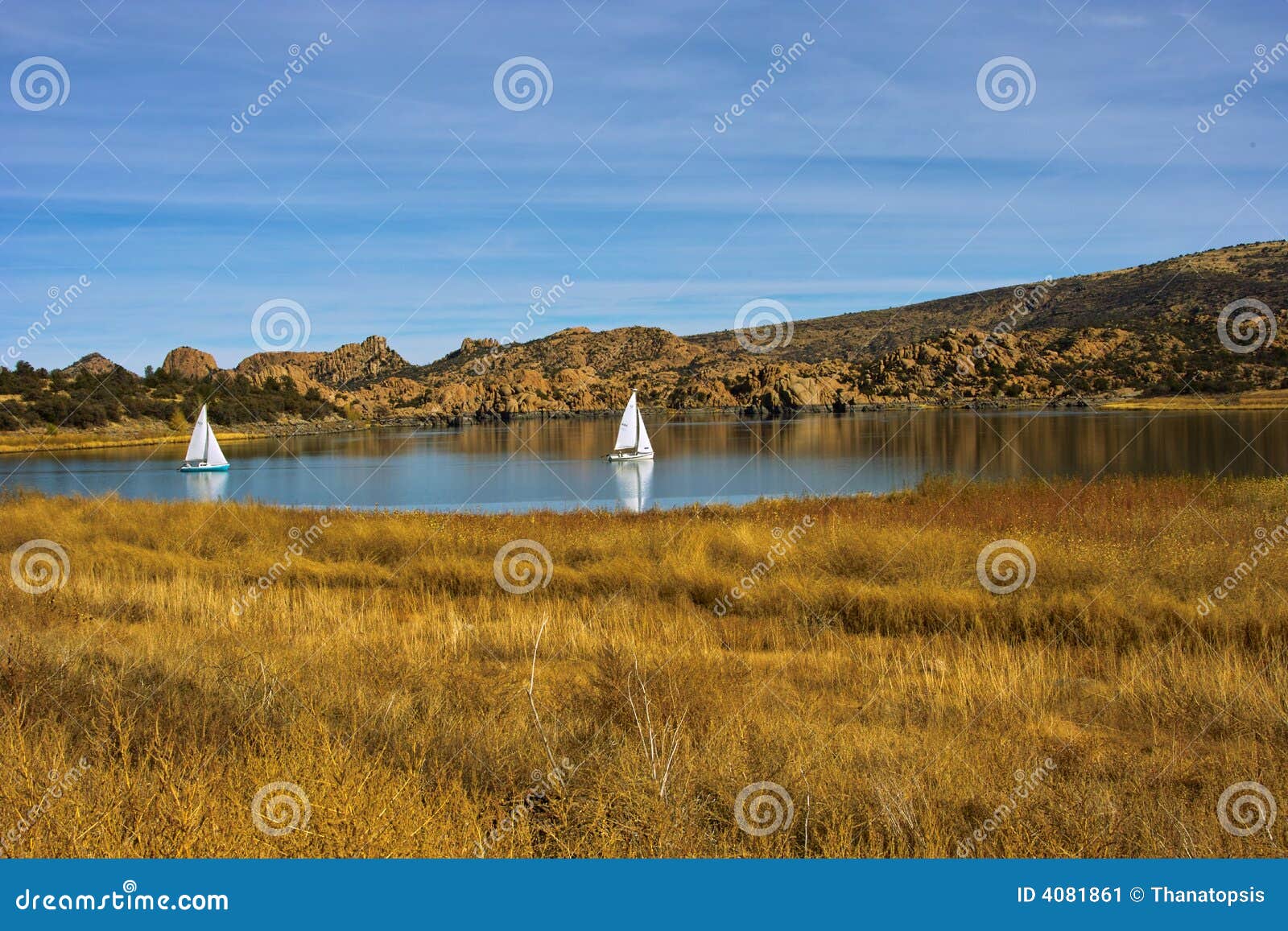 Smooth Sailing Ahead stock image. Image of water, sail - 4081861