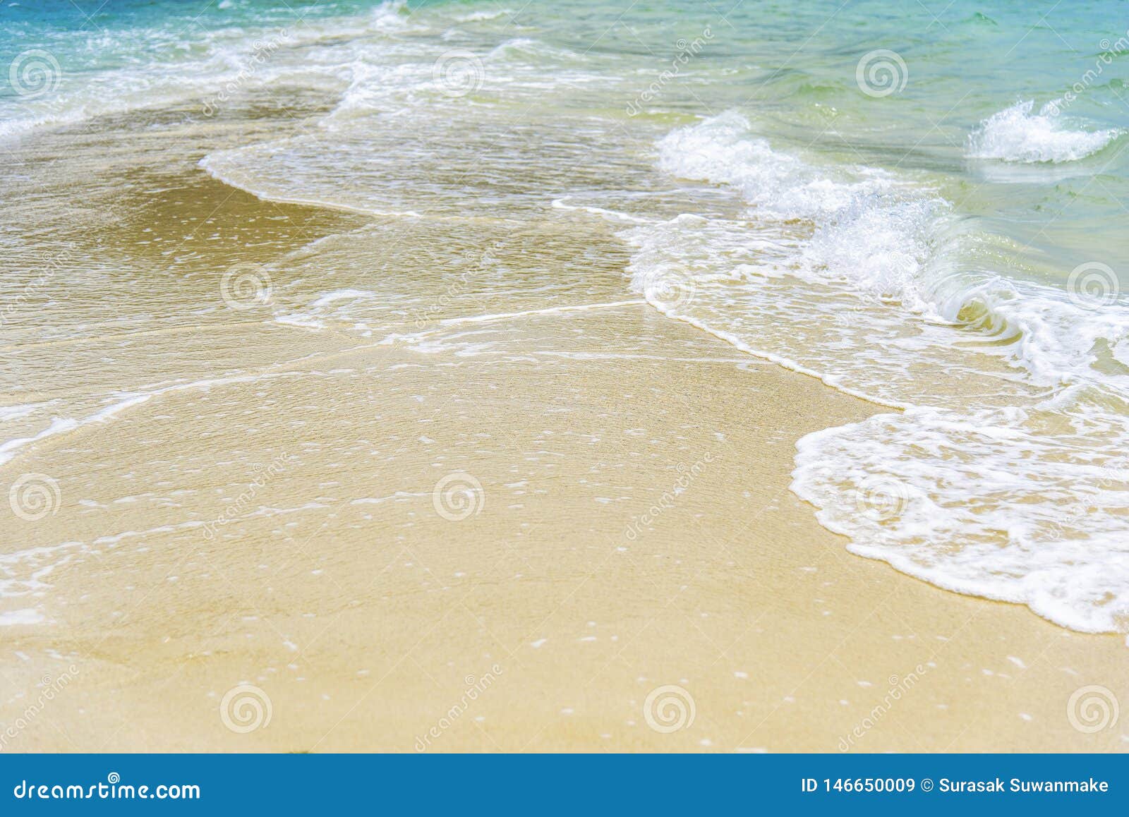 Smooth Sand and Beautiful Waves, Suitable As a Background for Writing ...