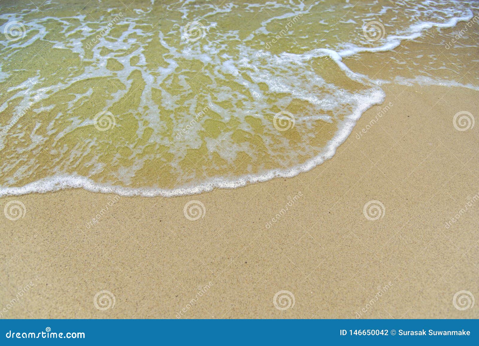 Smooth Sand and Beautiful Waves, Suitable As a Background for Writing ...