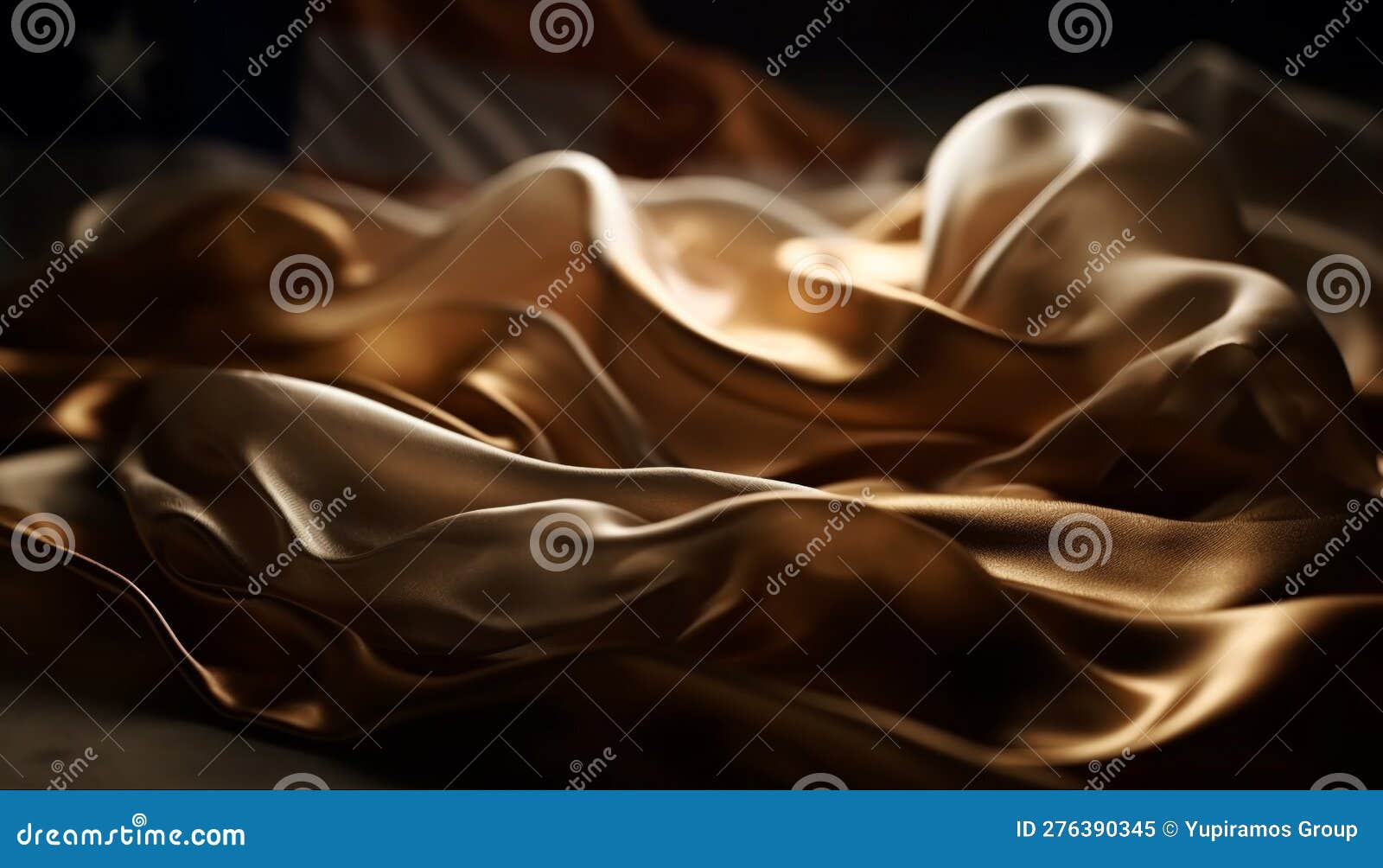 Smooth Satin Waves, Rippled Elegance in Motion Generated by AI Stock ...