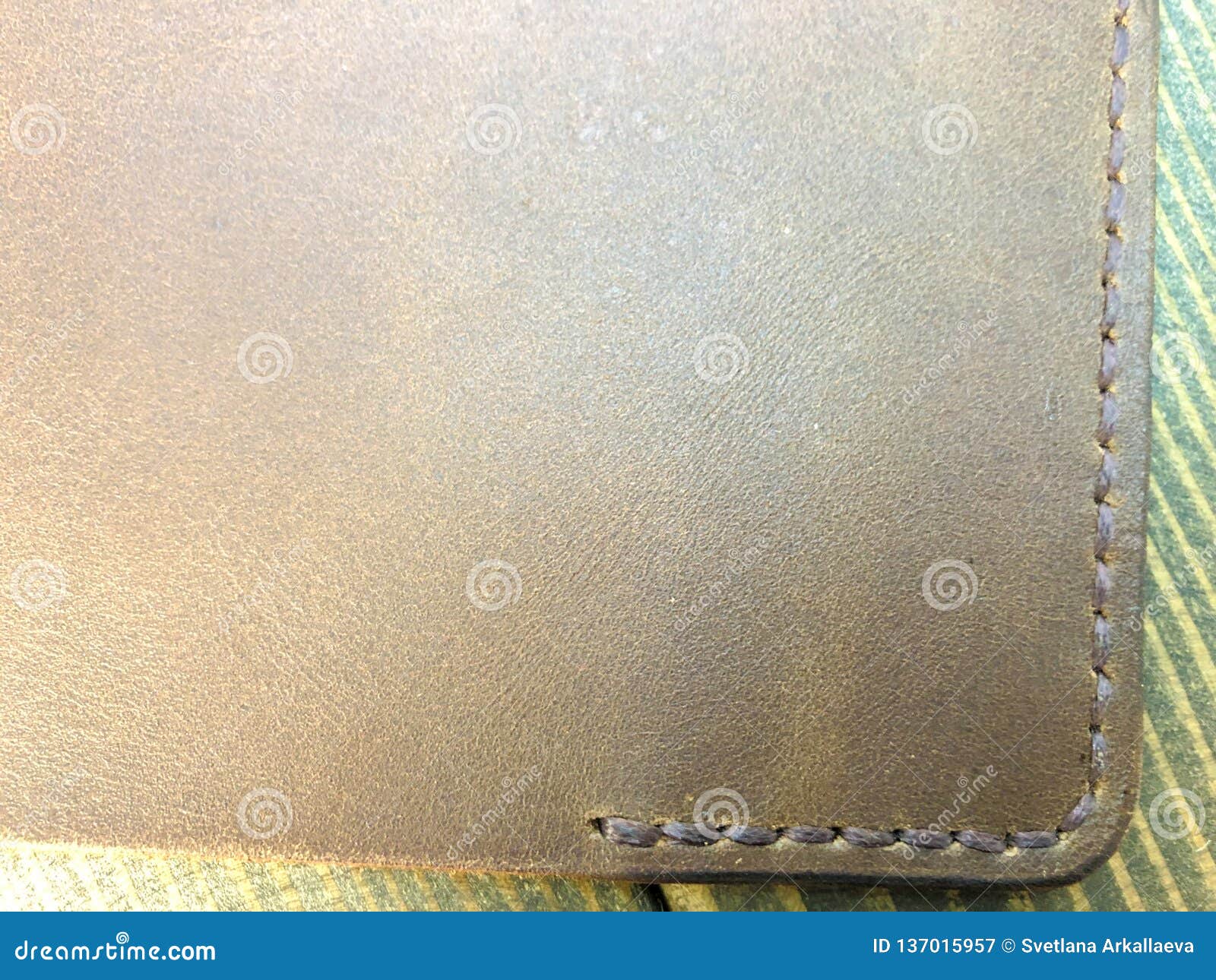 Smooth Seam on Leather Product, Hand Seam Stock Image - Image of seam ...