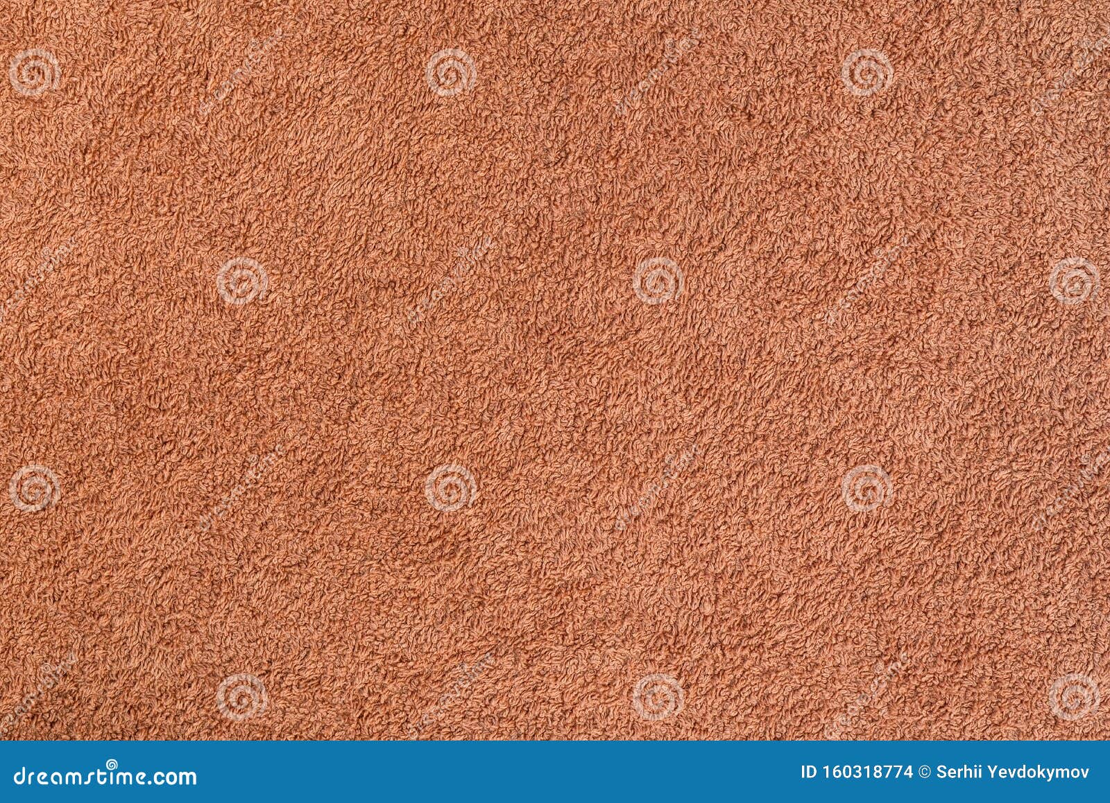 Smooth Seamless Texture of a Terry Towel. Sand Color Stock Photo ...