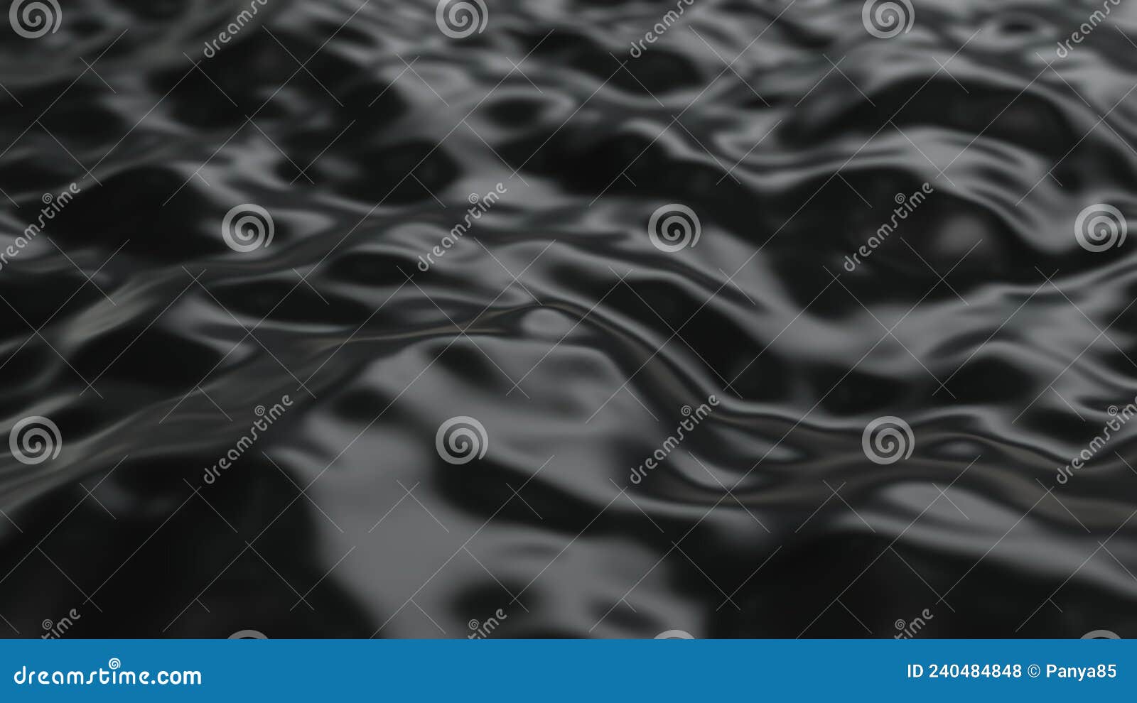 Smooth Silk Wavy Flow, Black Cloth. Abstract Dark Noise Stock ...