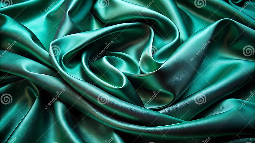 Smooth Silky Texture with Deep Emerald Gradient Stock Image - Image of ...