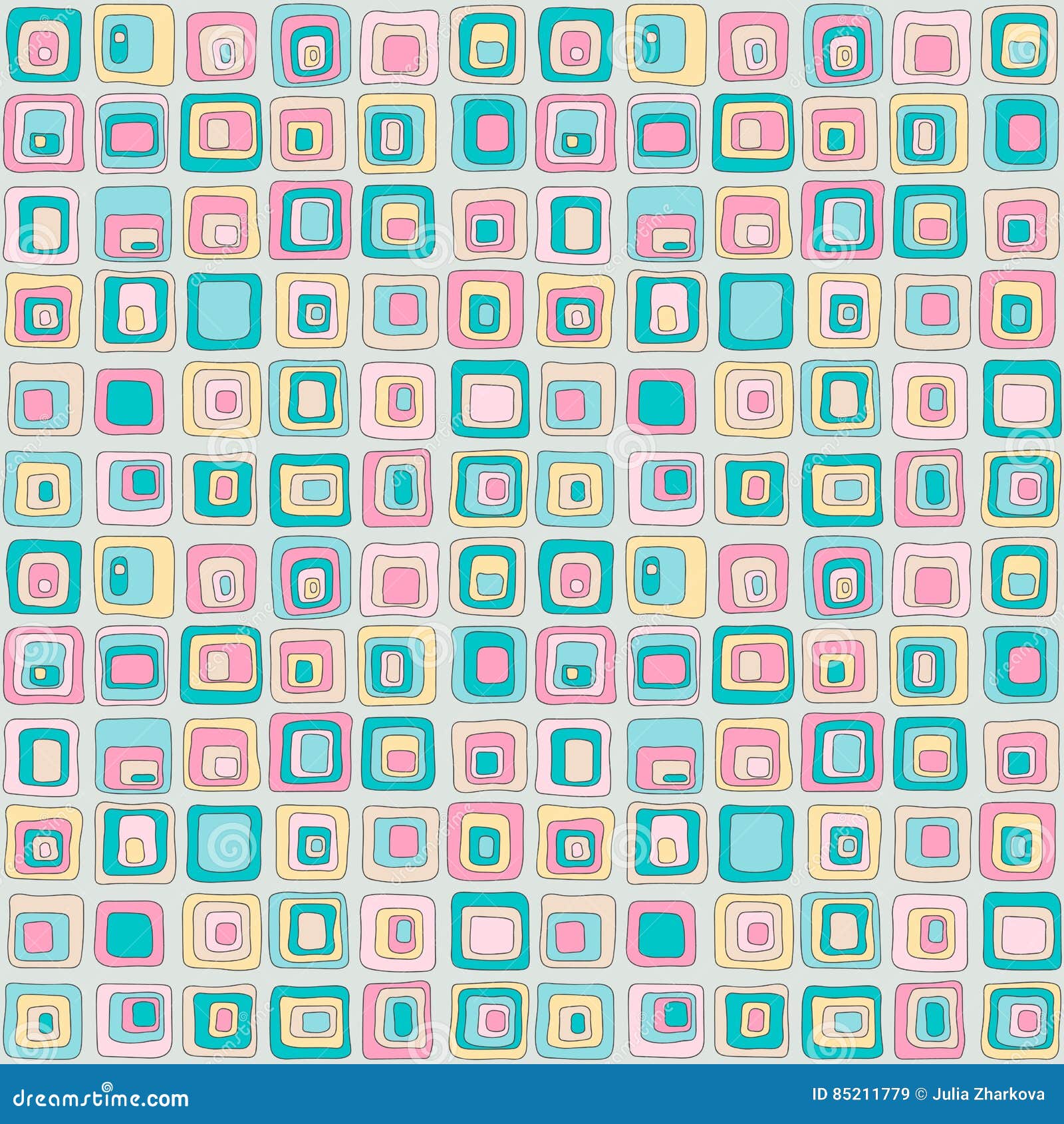 Smooth Square Vector Seamless Pattern, Net Style. for Backgrownd ...