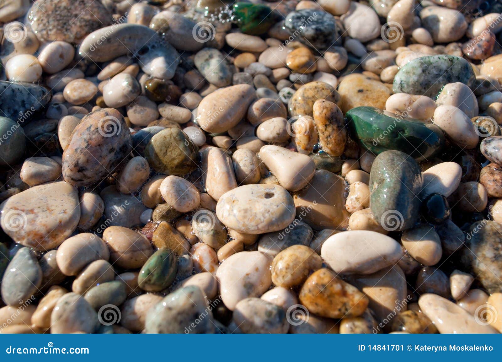 Smooth Stones stock image. Image of color, river, rockery - 14841701