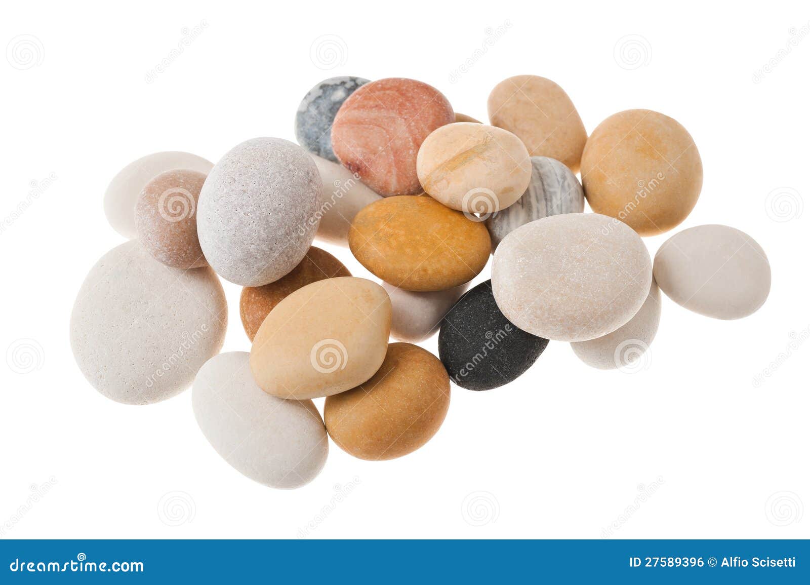 Smooth Stones stock photo. Image of pile, smoothed, rocks - 27589396