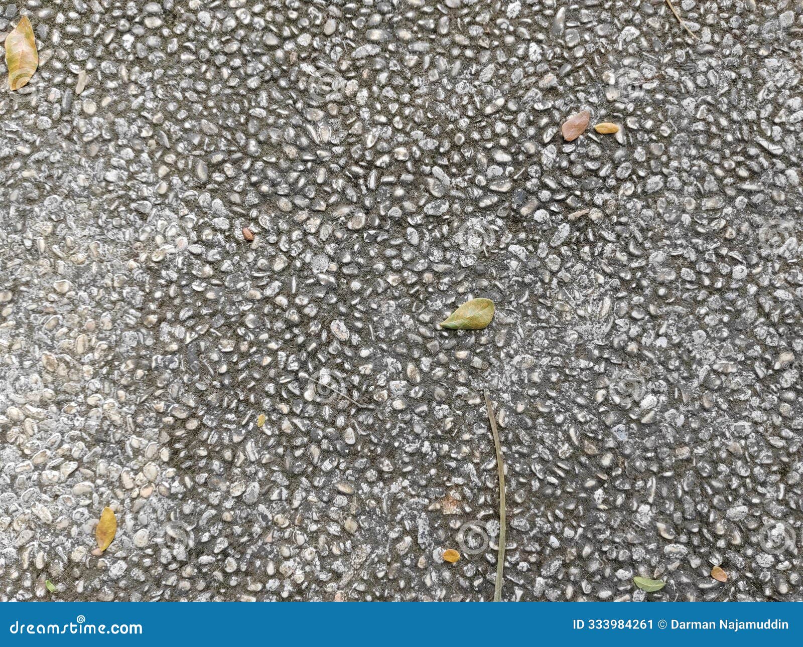 Smooth Stones Embedded in Concrete Stock Image - Image of foundation ...