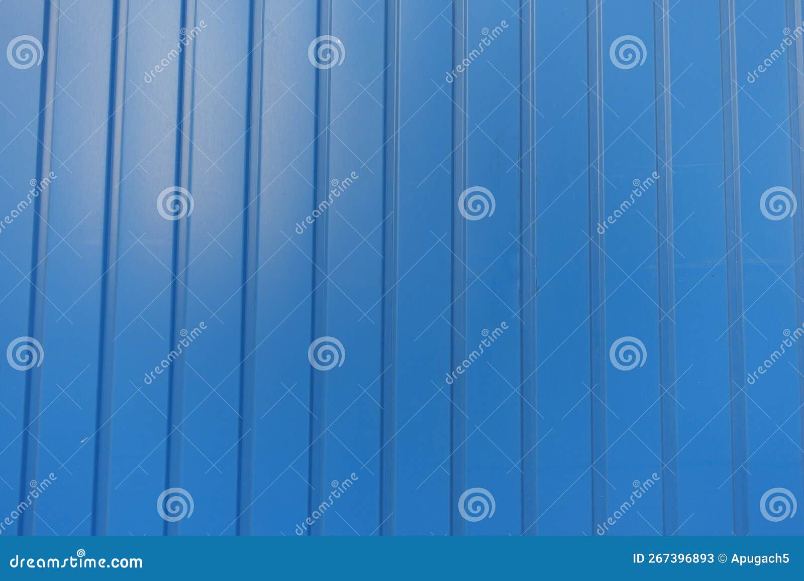 Smooth Surface of Blue Wall with Plastic Siding Stock Image - Image of ...