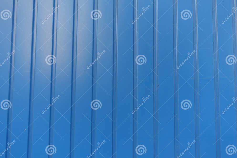 Smooth Surface of Blue Wall with Plastic Siding Stock Image - Image of ...