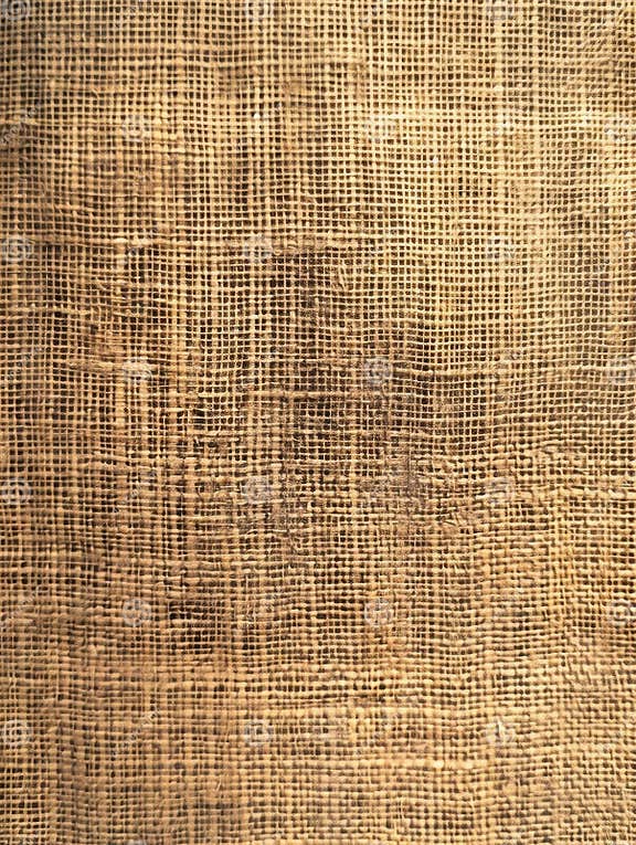 Smooth Surface of Burlap Material Showcasing the Tight Weave and ...