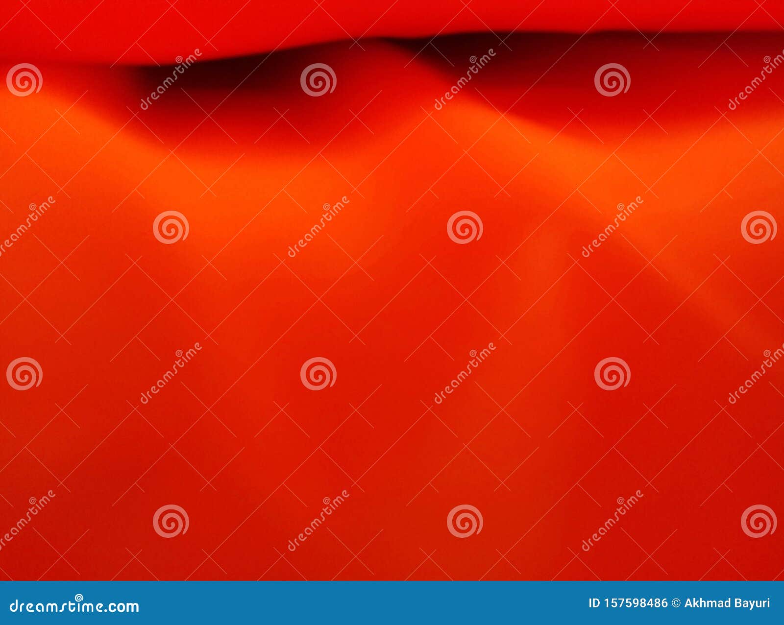 Smooth Surface of Corrugated Satin Fabric. Soft Texture Red Fabric ...