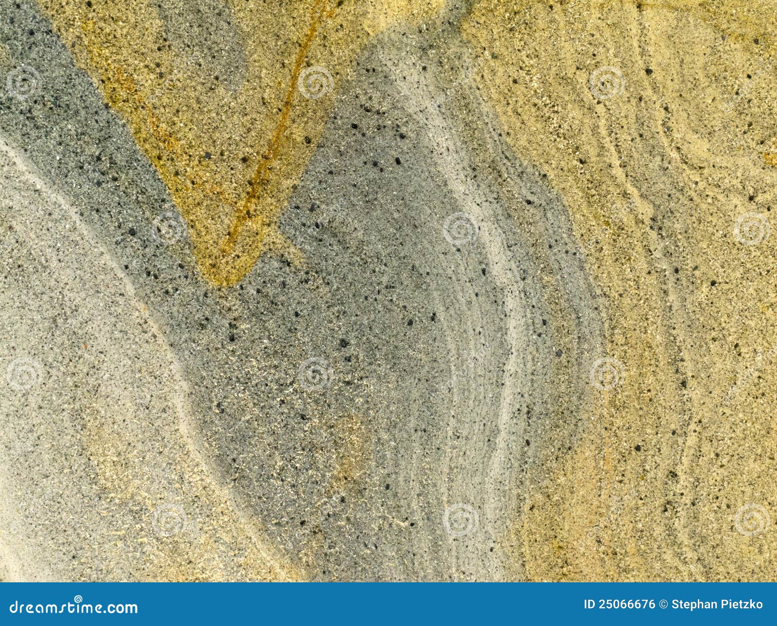 Smooth Surface of Layered Sandstone Sediment Rock Stock Photo - Image ...