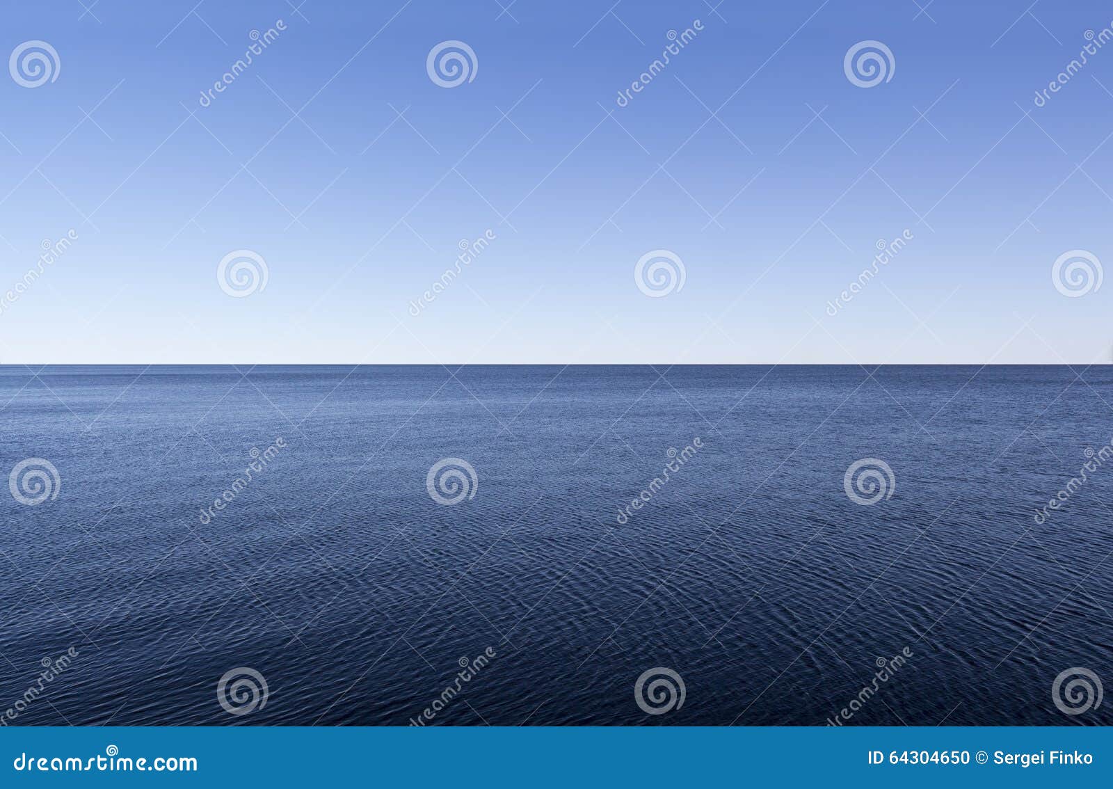 The Smooth Surface of the Ocean Stock Photo - Image of clear, clean ...
