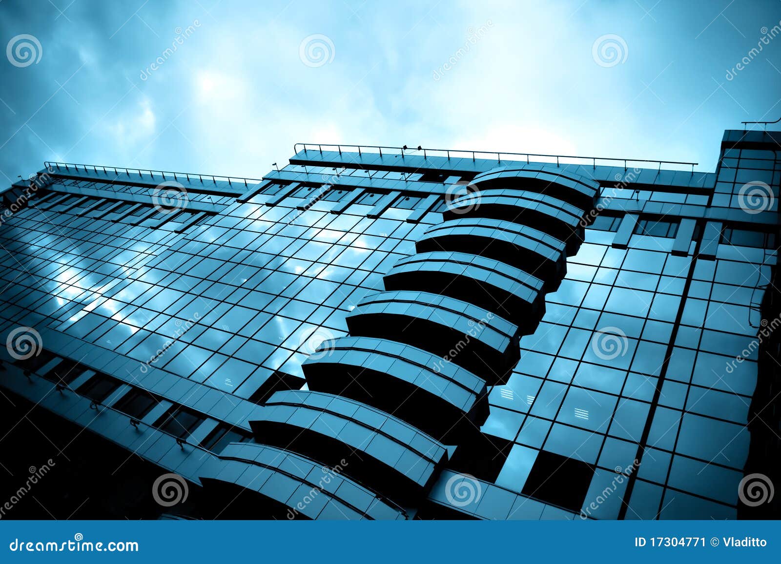 Smooth Surface of Panoramic Modern Buildings Stock Image - Image of ...