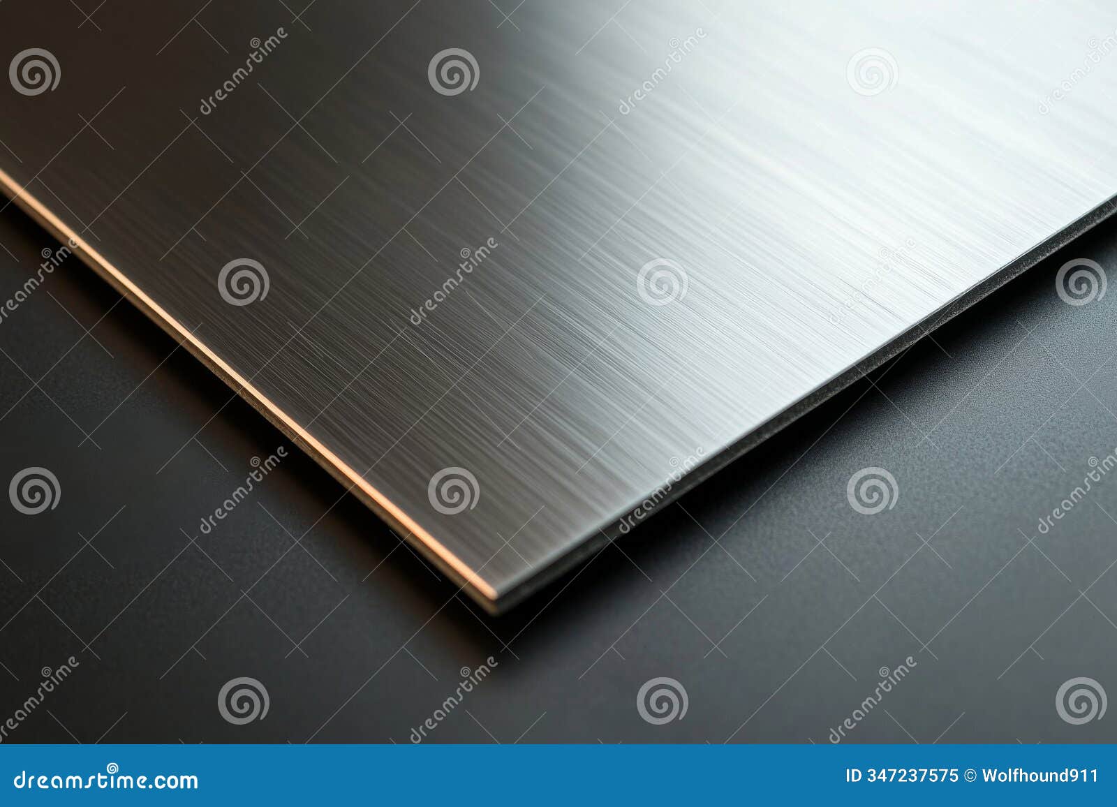 A Smooth Titanium Sheet with a Matte Finish and Subtle Gradients of ...