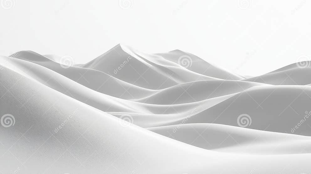 Smooth, Undulating Beach Sand with a Delicate Texture and a Slight ...