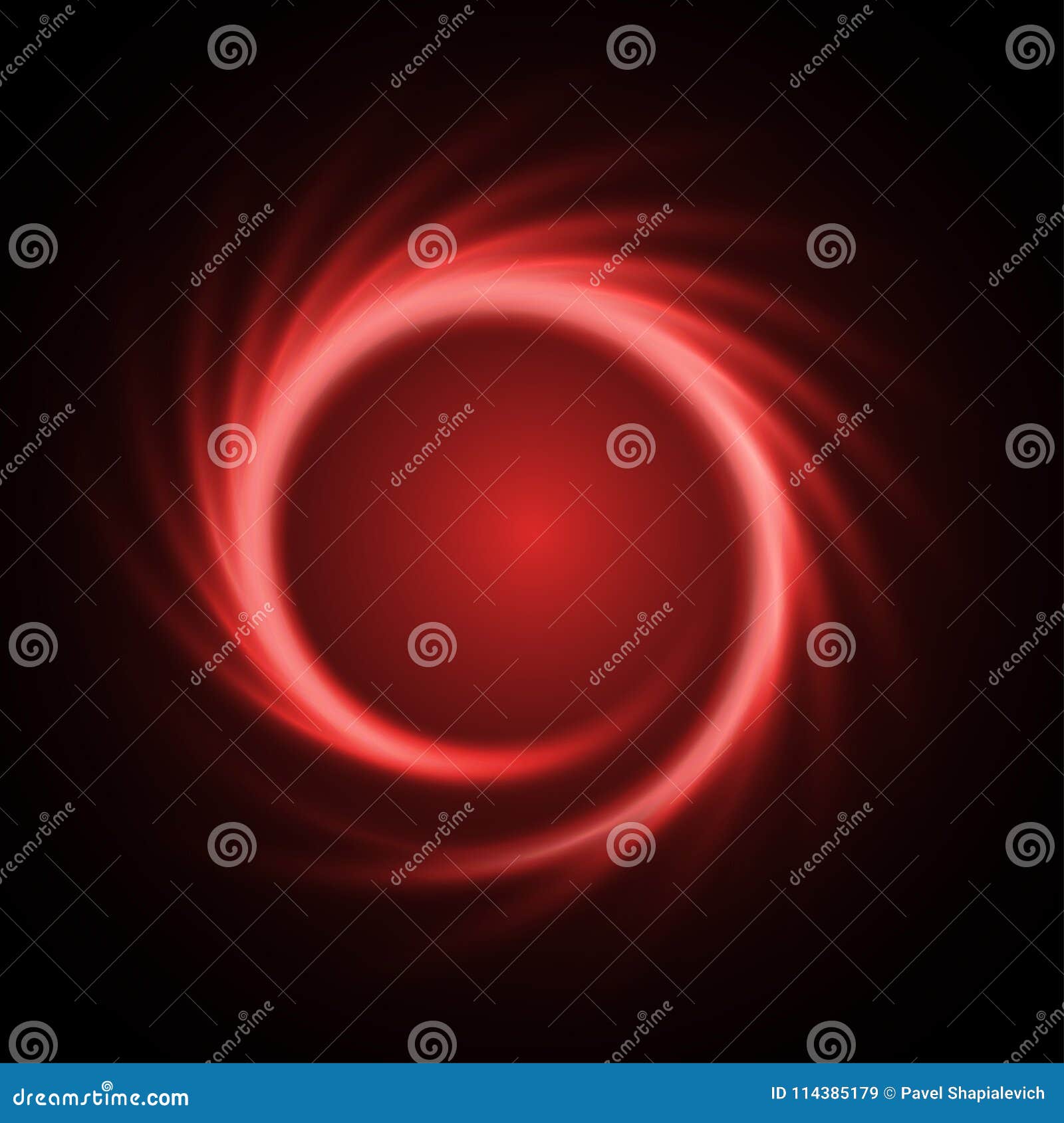 Red vortex stock illustration. Illustration of realistic - 114385179