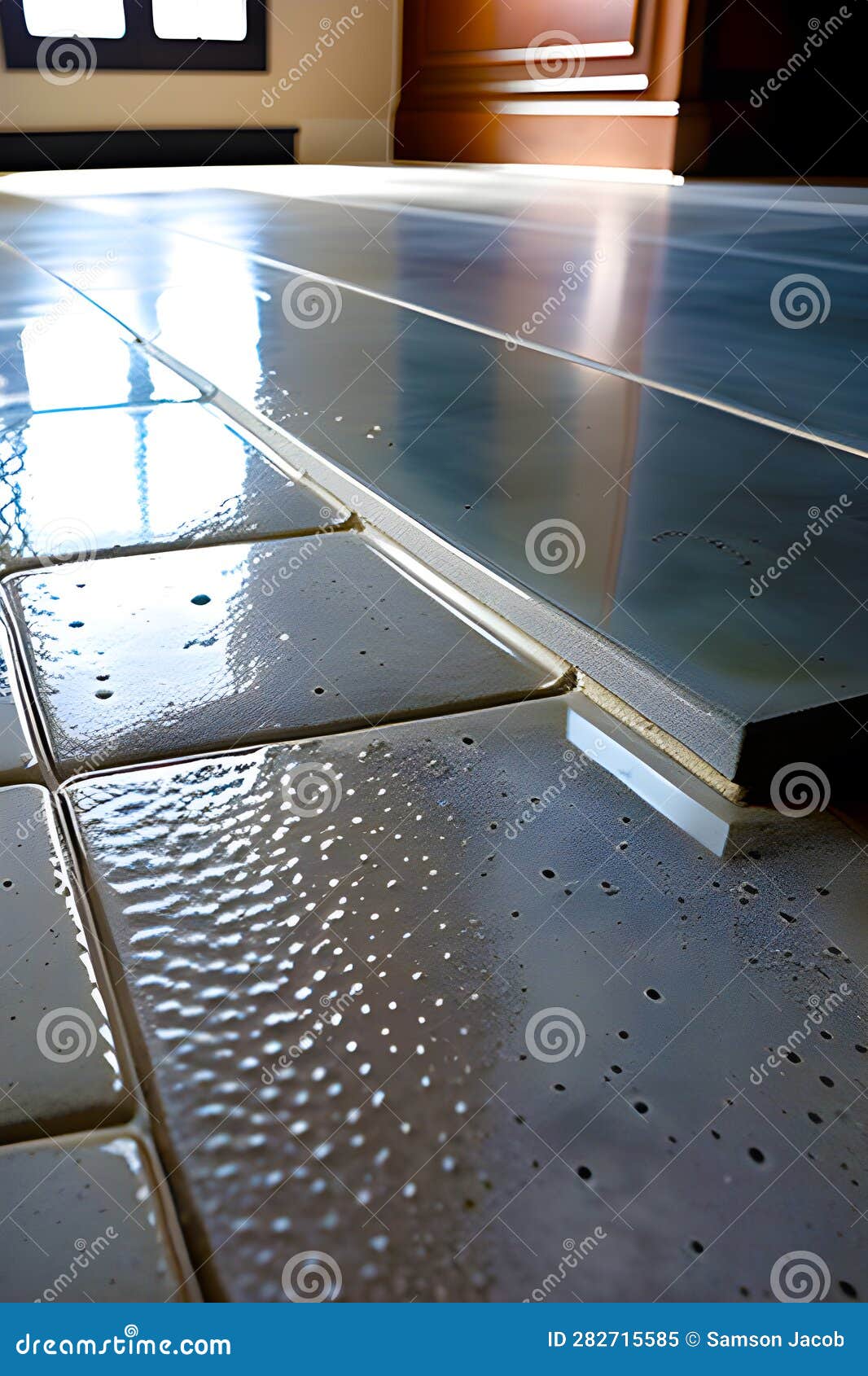 Smooth Wall and Floor Texture Generated by Ai Stock Illustration ...