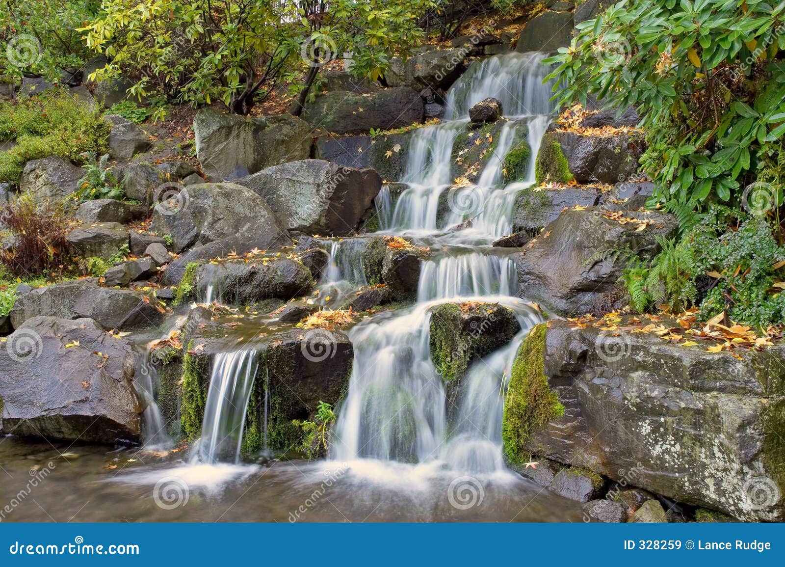 Smooth Water stock image. Image of smooth, relaxing, waterfall - 328259