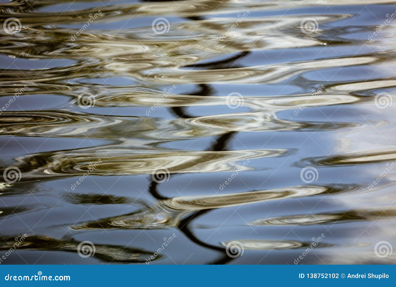 The Smooth Water As an Abstract Background Stock Photo - Image of ...