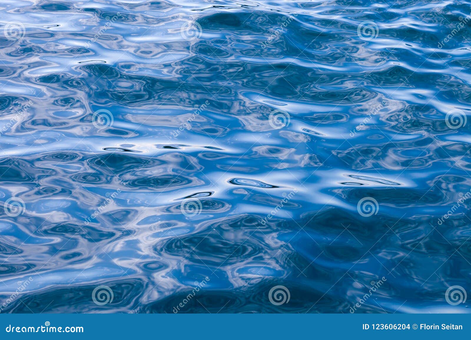 Smooth Water Ripples Surface on Sea Stock Photo - Image of nature ...