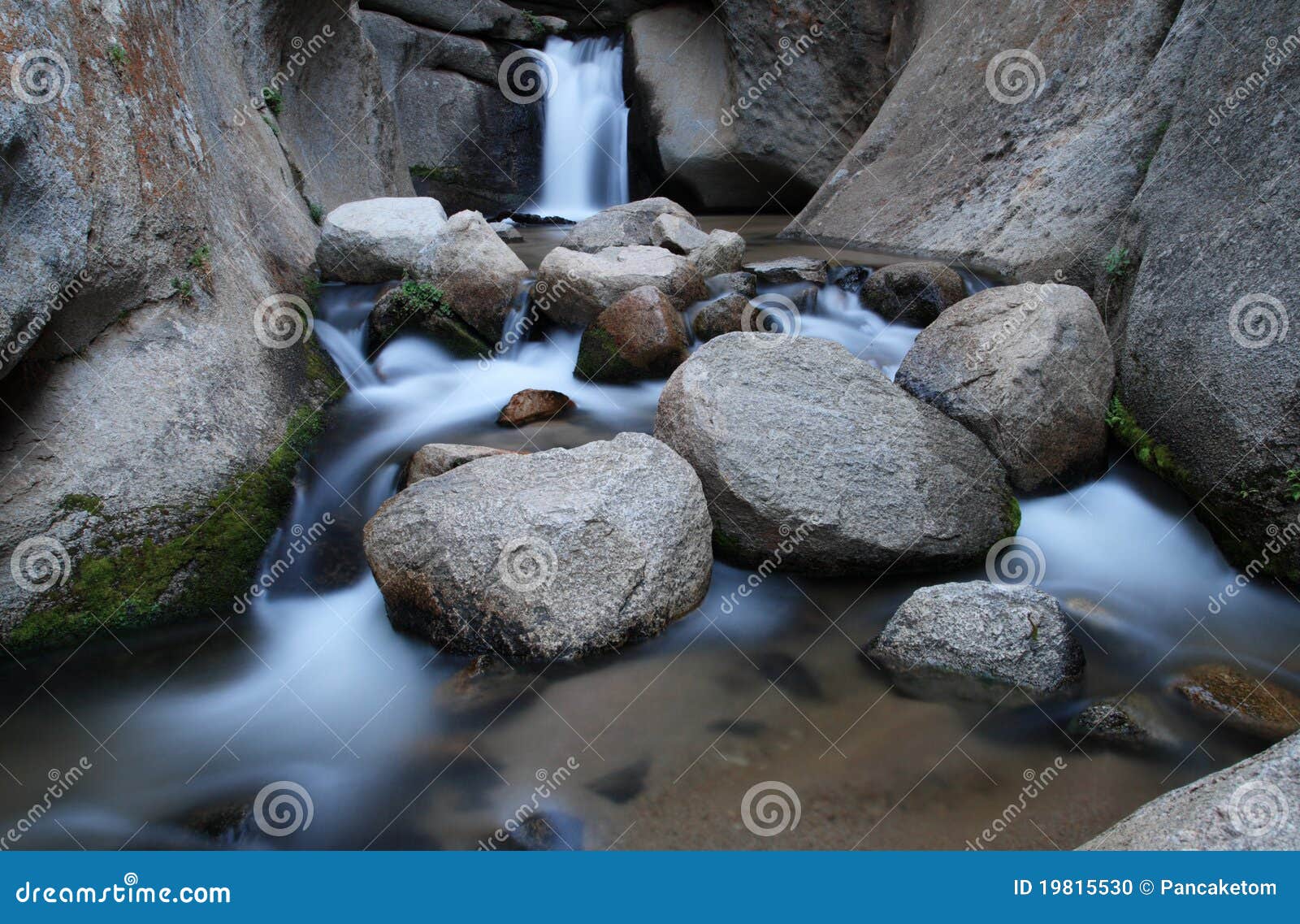 Smooth waterfall stock photo. Image of rocky, exposure - 19815530