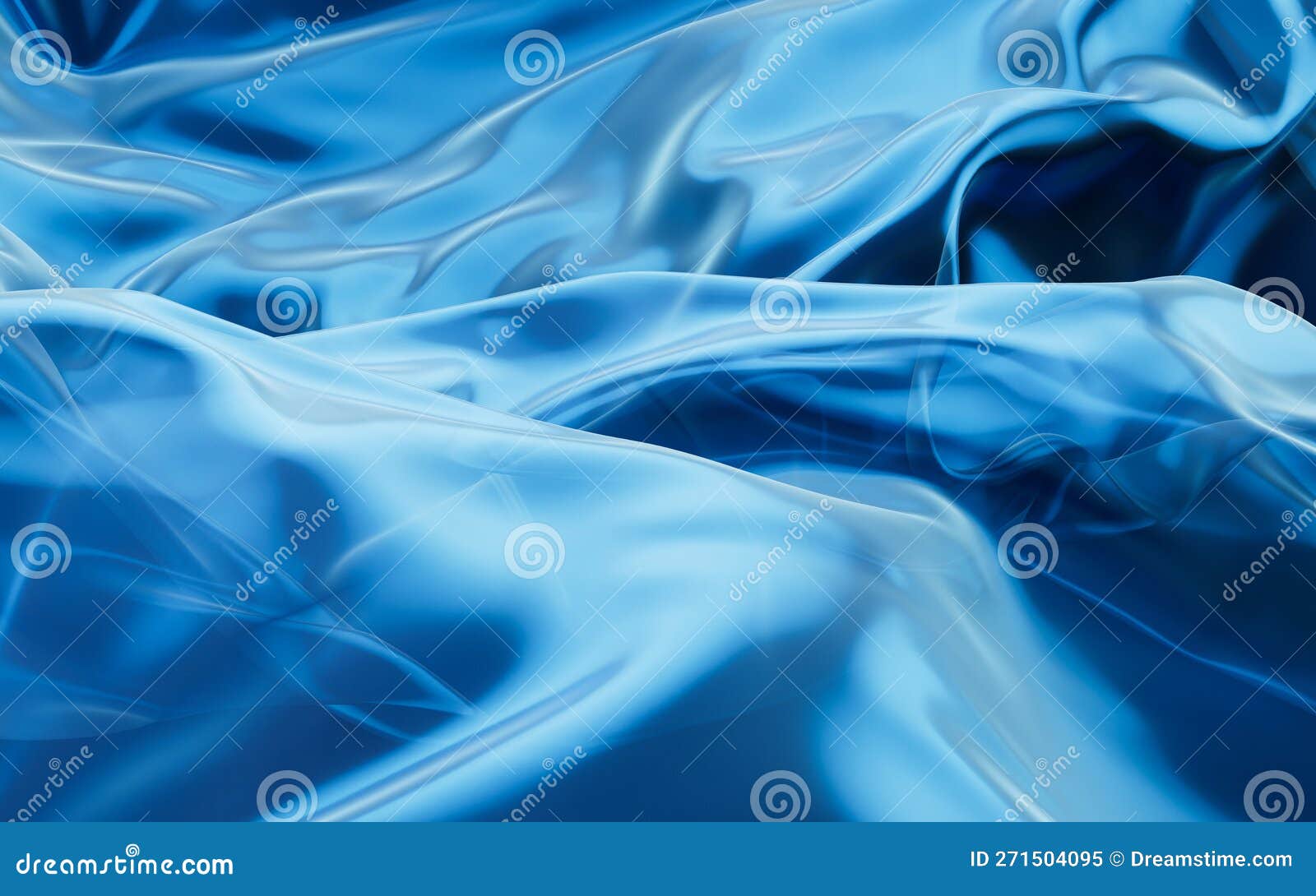 Smooth Wave Cloth Background, 3d Rendering Stock Illustration ...