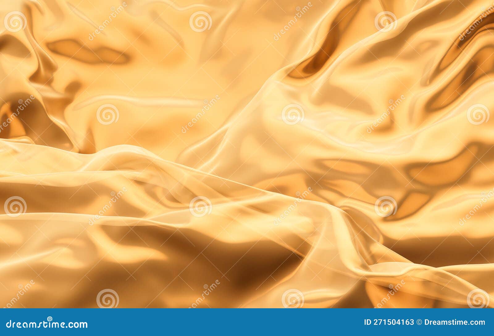 Smooth Wave Cloth Background, 3d Rendering Stock Illustration ...