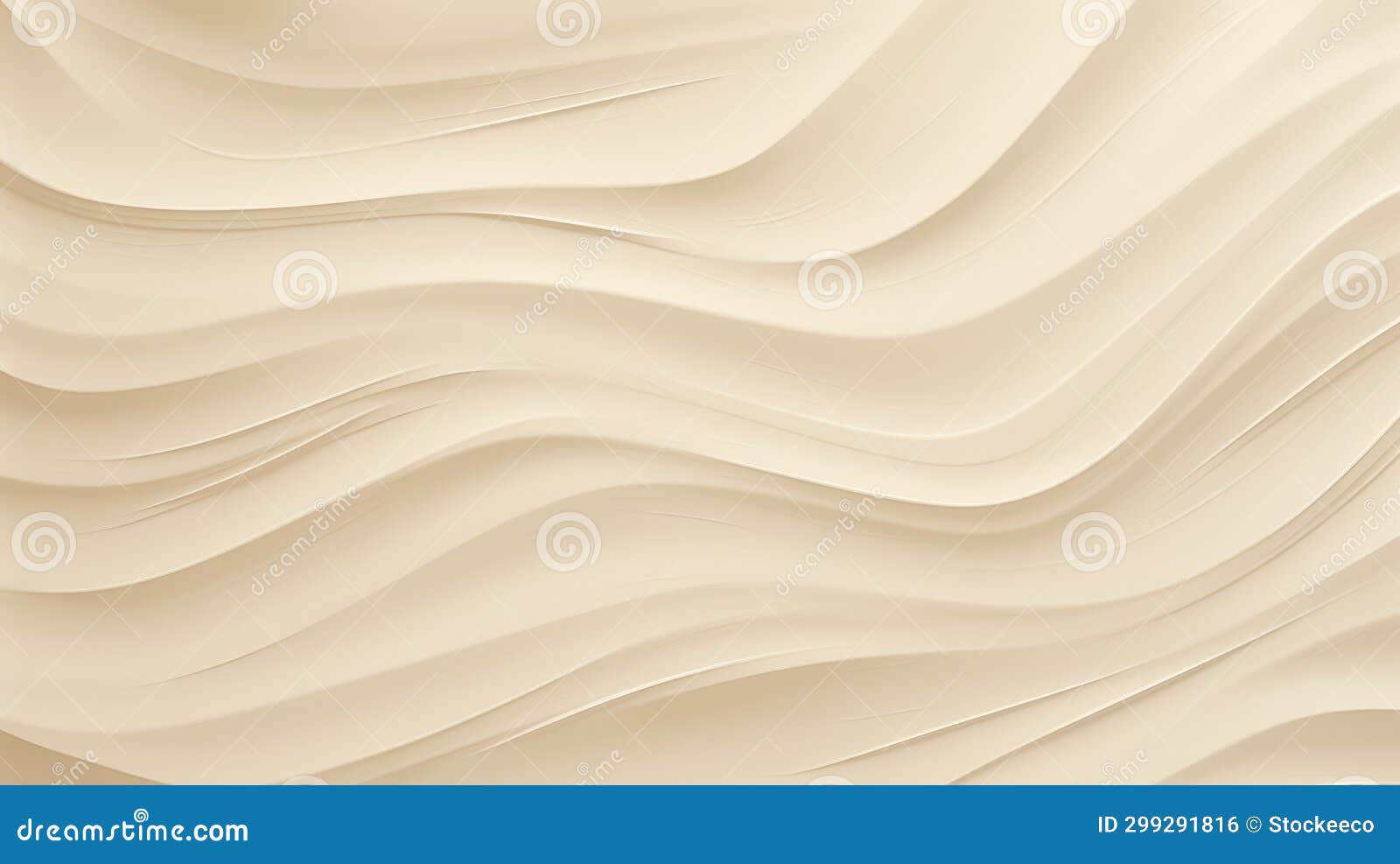 Beige Wavy Pattern: Realistic Landscapes with Soft Edges and Minimalist ...