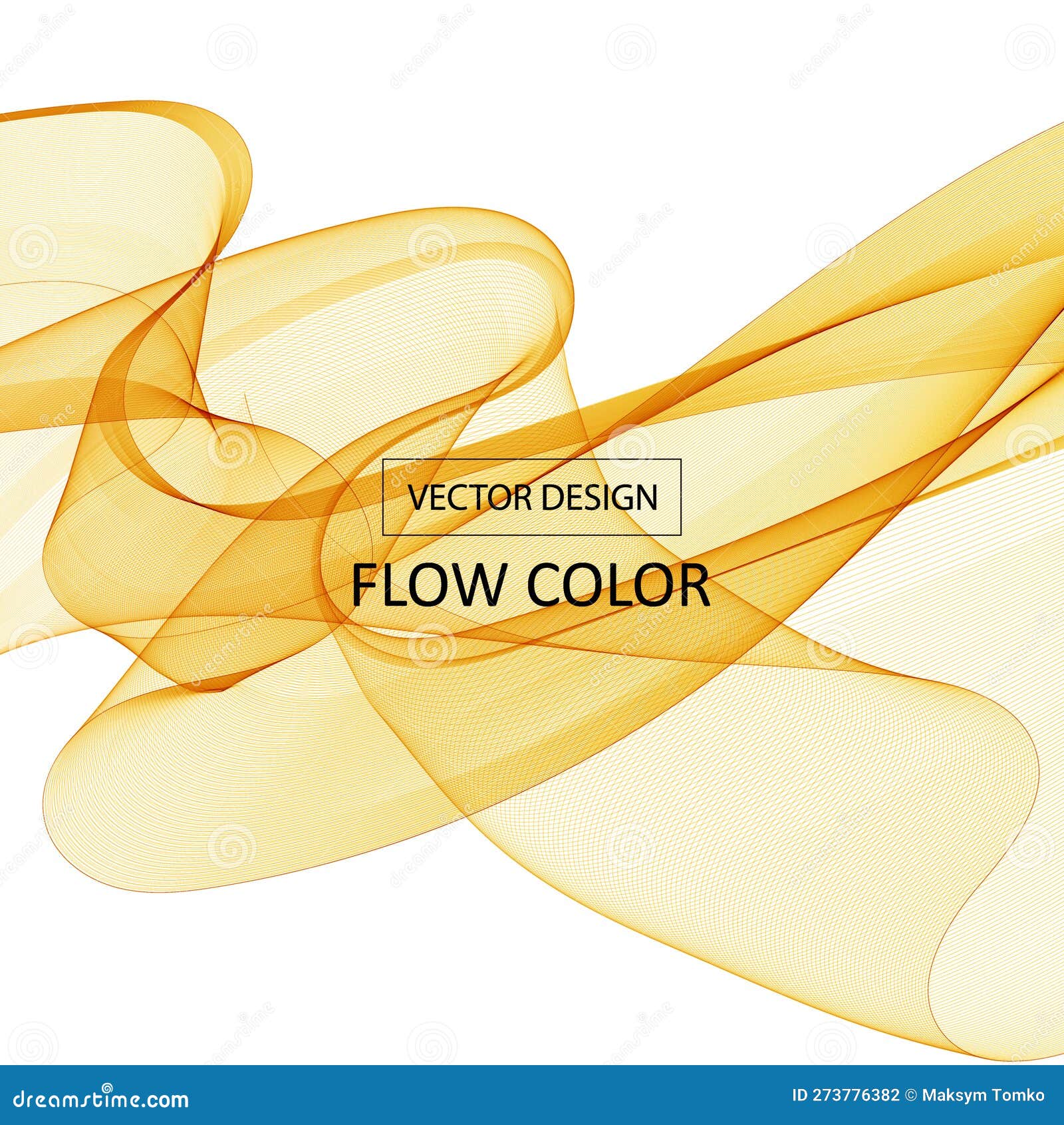Smooth Wave Flow. Color Wave. Abstract Design Elements. Eps 10 Stock ...