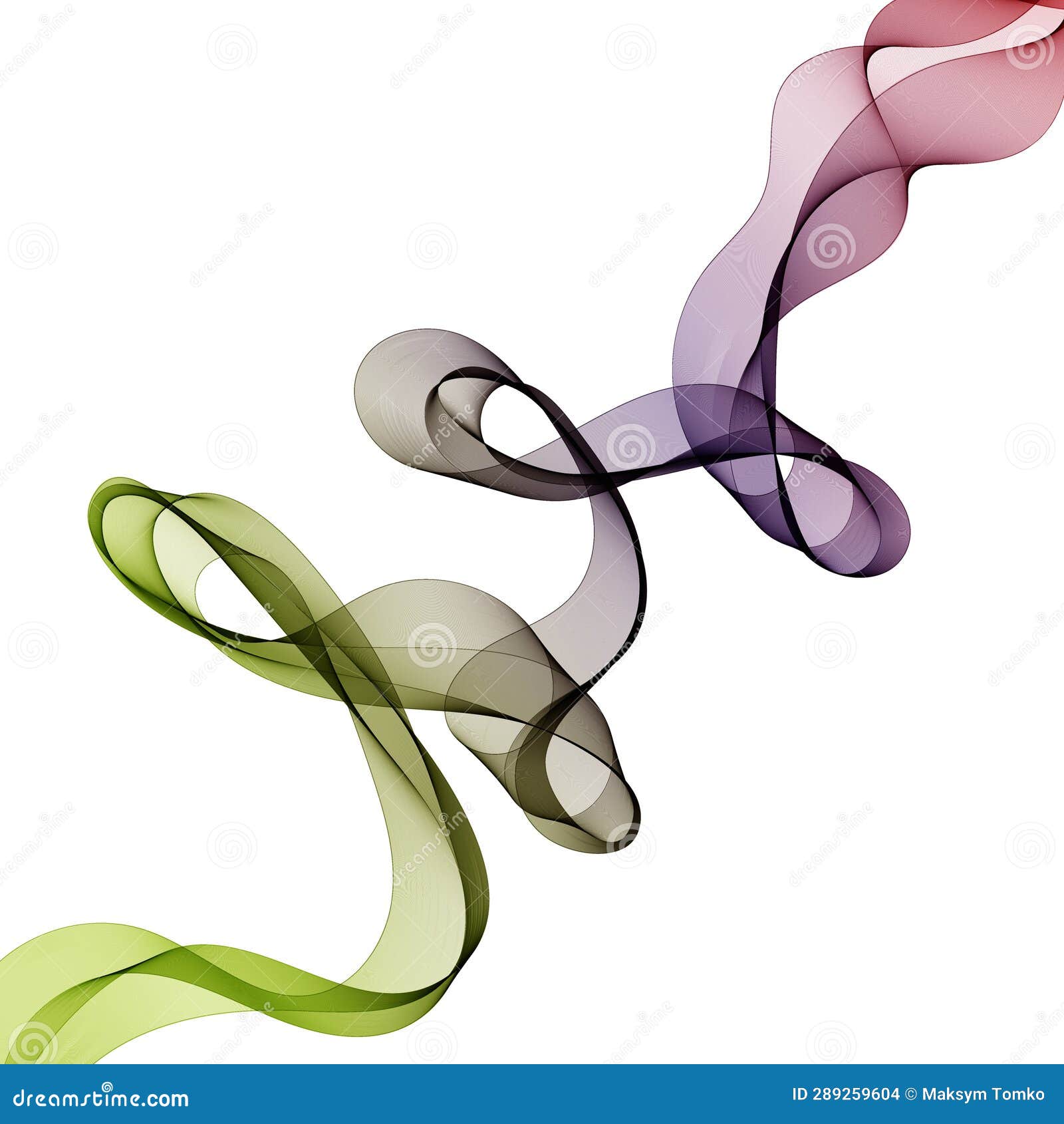 Smooth Wave Flow. Color Wave. Abstract Design Elements. Eps 10 Stock ...