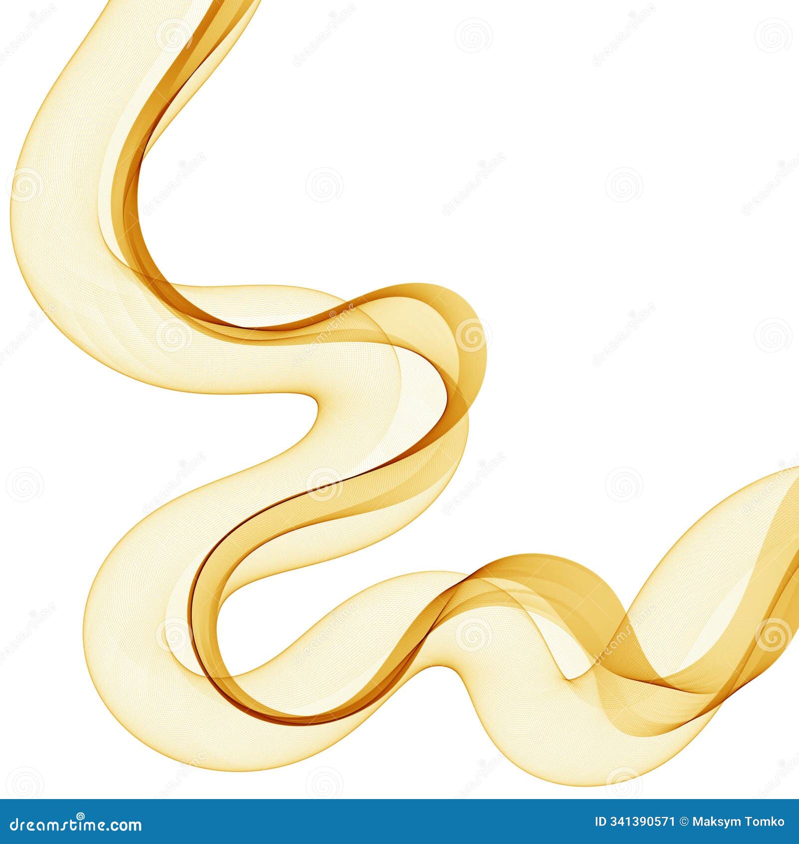 Smooth Wave Flow. Color Wave. Abstract Design Elements. Eps 10 Stock ...
