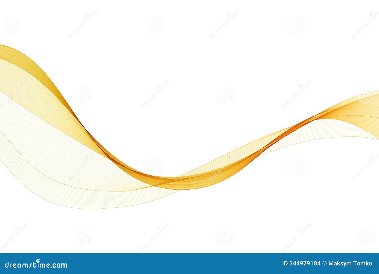 Smooth Wave Flow. Color Wave. Abstract Design Elements. Eps 10 Stock ...