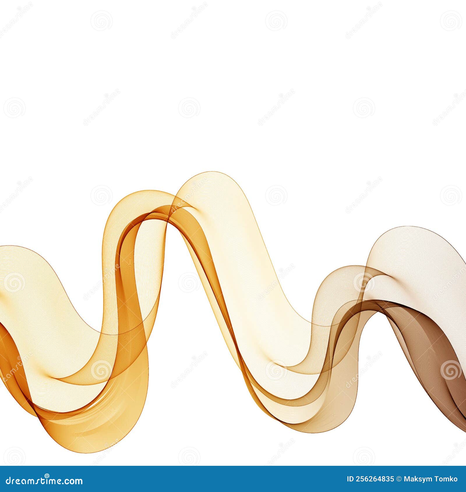 Smooth Wave Flow Color Wave Abstract Design Elements Eps 10 Stock