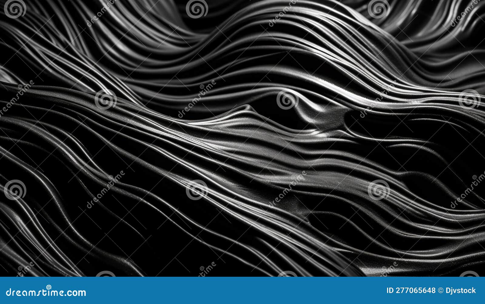 Smooth Wave Pattern in Dark Liquid Backdrop Generated by AI Stock ...