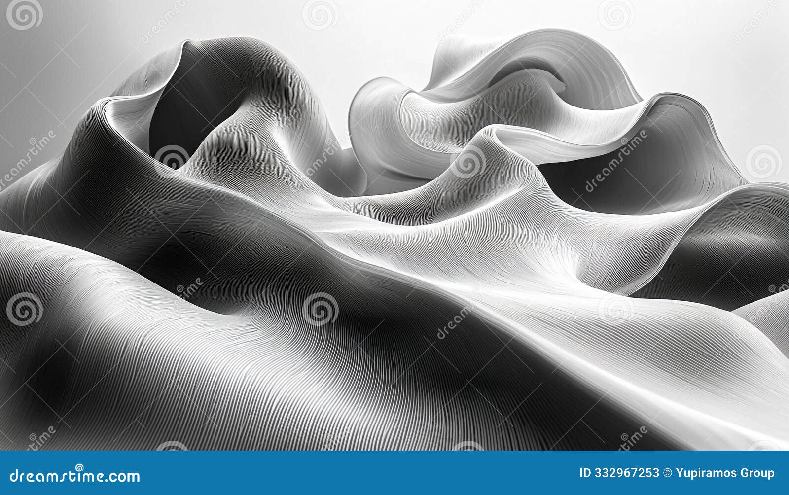 Smooth Wave Pattern Flowing Inside Nature Anatomy Landscape Generated ...