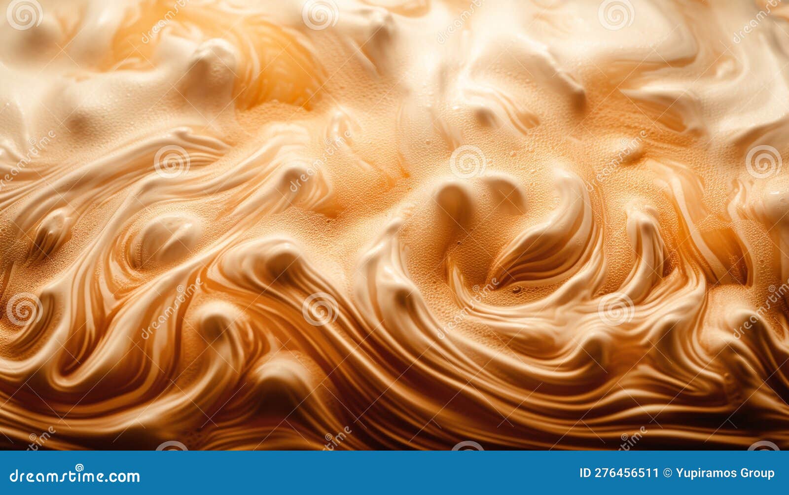 Smooth Wave Pattern of Liquid Chocolate Elegance Generated by AI Stock ...