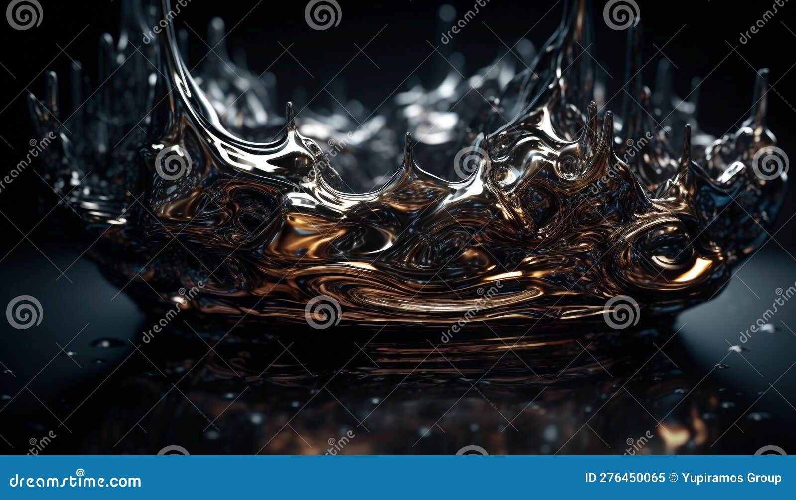 Smooth Wave Pattern Reflects Beauty in Nature Creativity Generated by ...