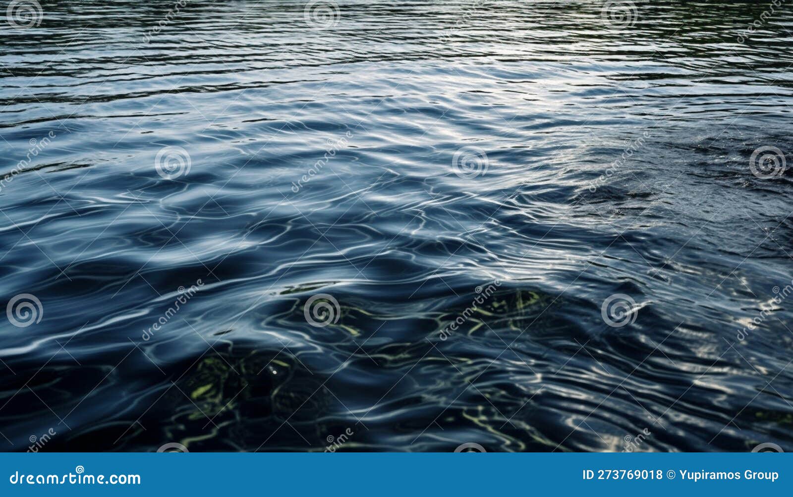 Smooth Wave Pattern Reflects Bright Summer Sunlight Generated by AI ...
