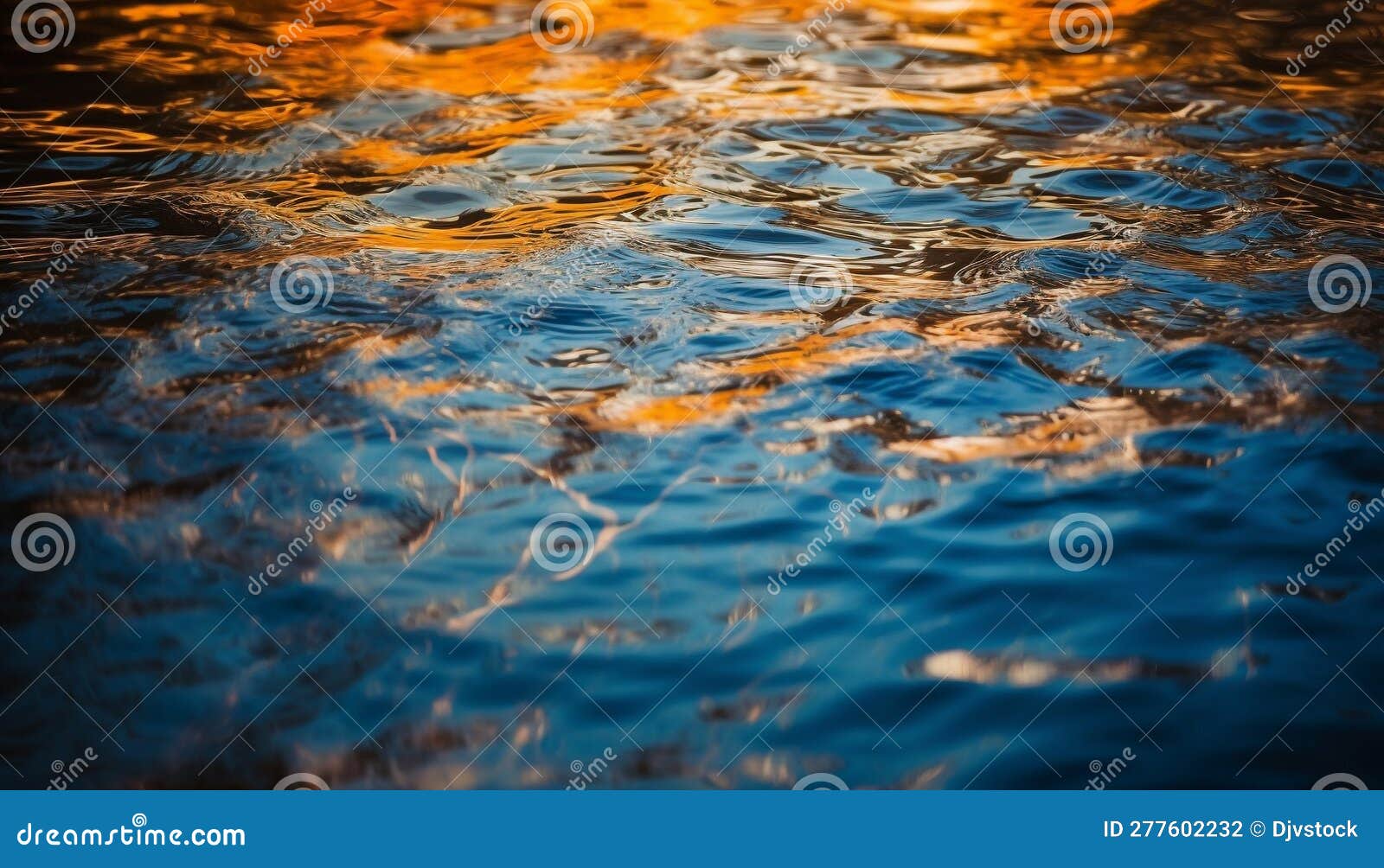 Smooth Wave Pattern Reflects Vibrant Sunset Colors Generated by AI ...
