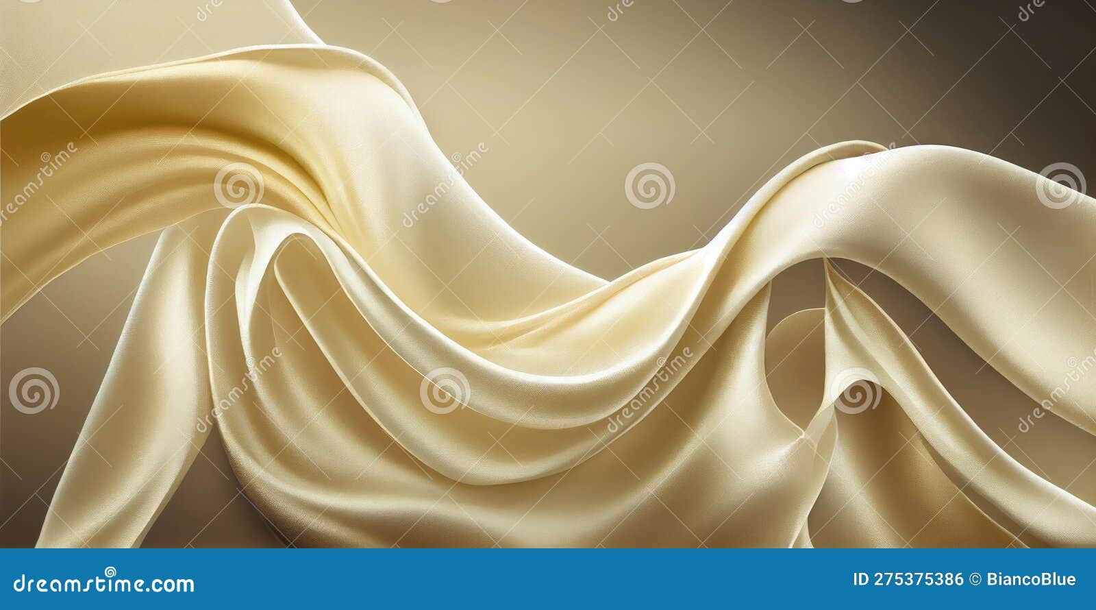 Smooth Wave of Silk Cloth Fabric Abstract Background Stock Illustration ...