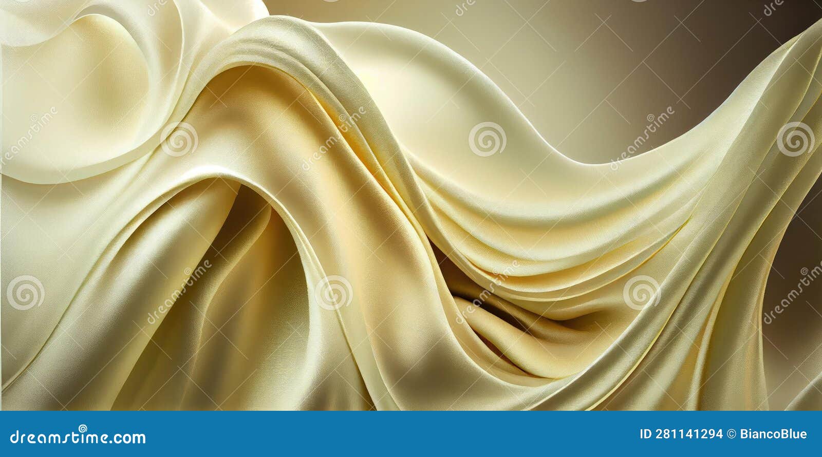 Smooth Wave of Silk Cloth Fabric Abstract Background Stock Illustration ...