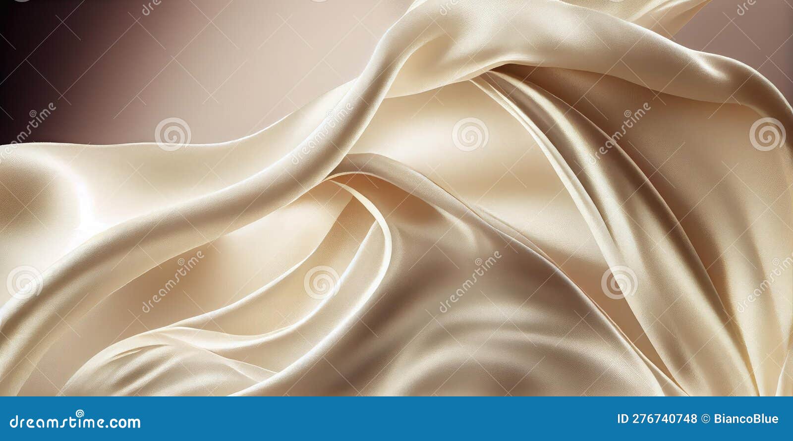 Smooth Wave of Silk Cloth Fabric Abstract Background Stock Illustration ...