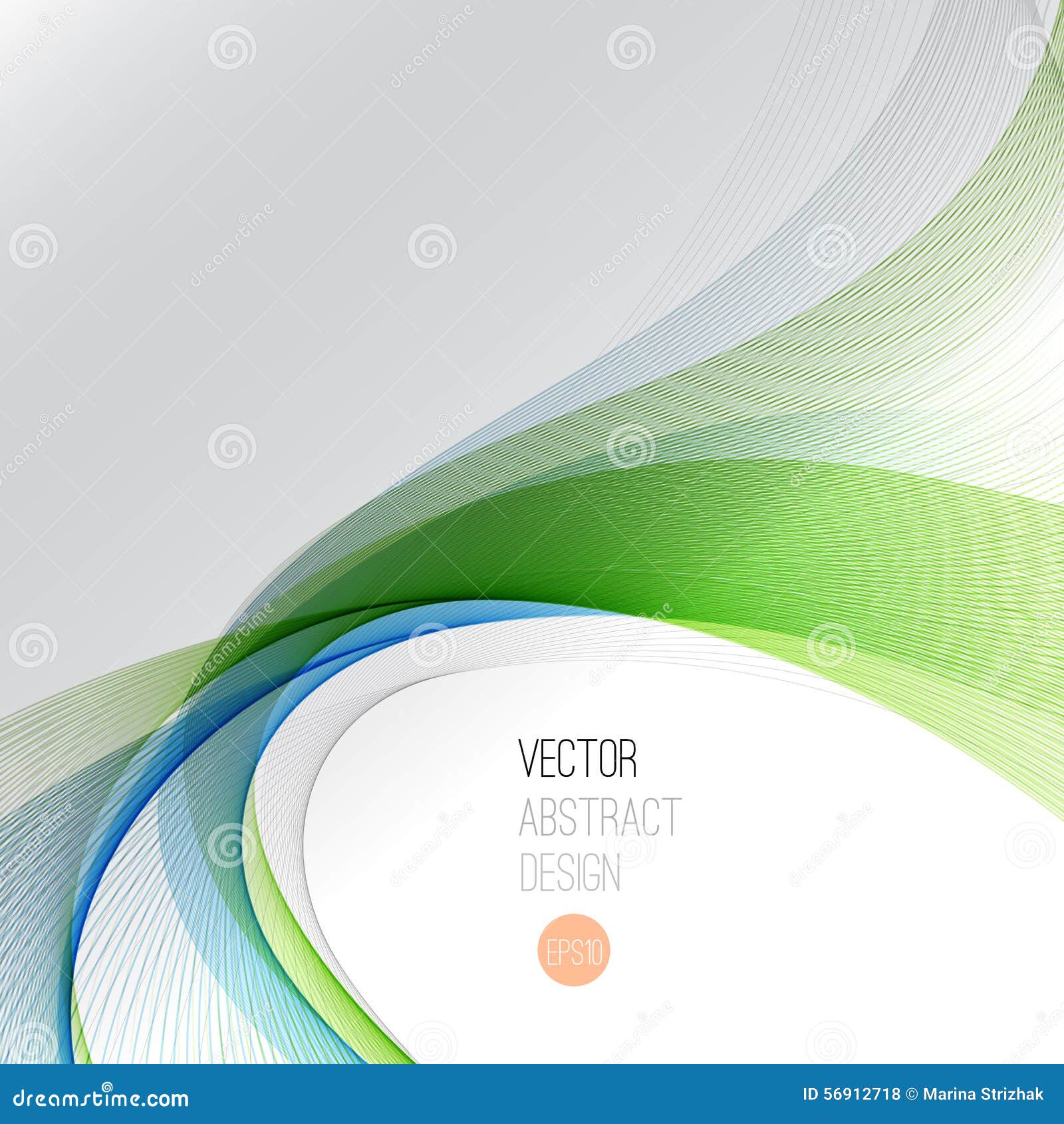 Smooth Wave Stream Line Abstract Header Layout Stock Vector ...