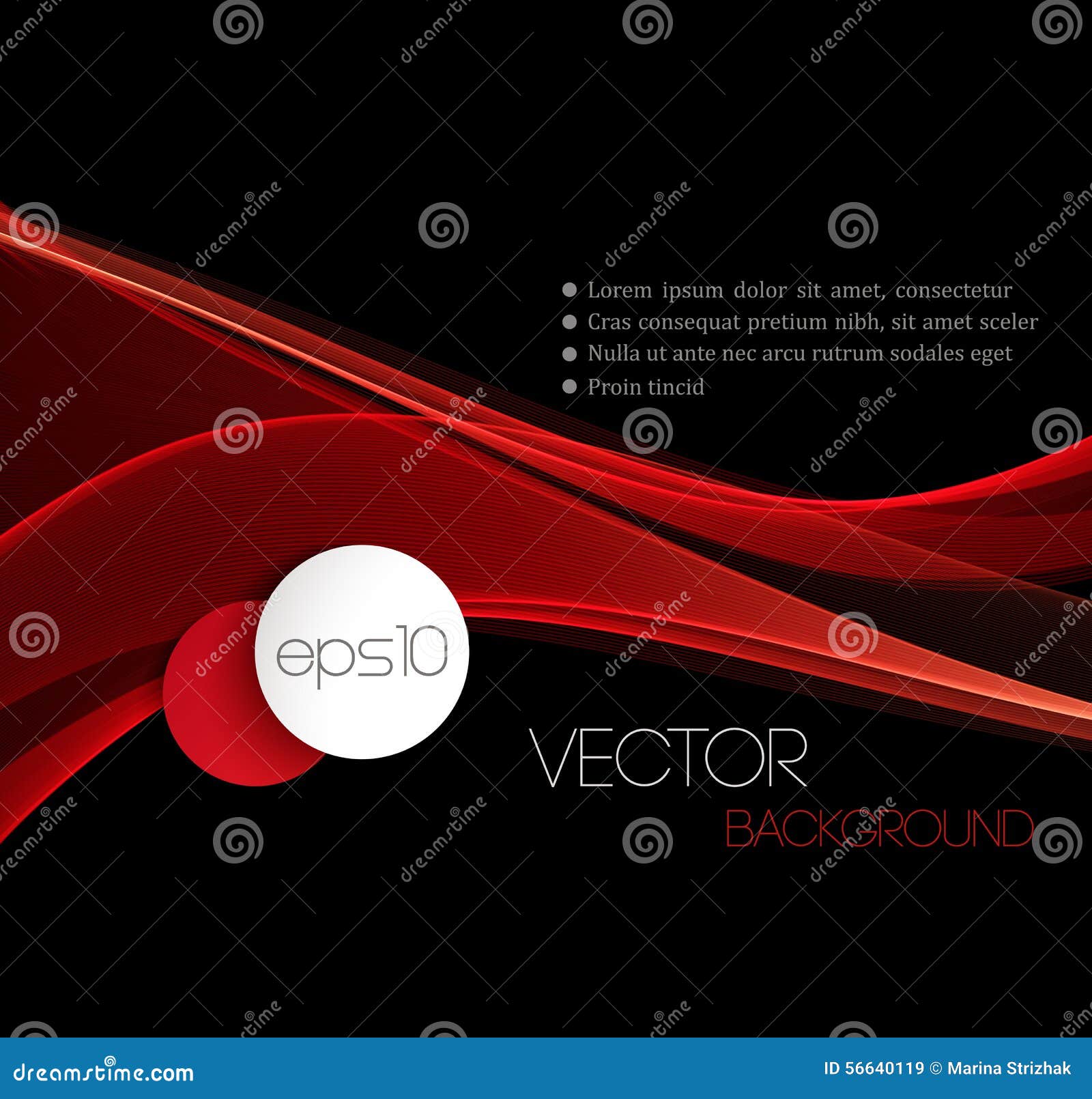 Smooth Wave Stream Line Abstract Header Layout Stock Vector ...